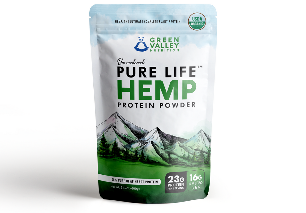 Pure Life™ Hemp Heart Protein Powder - Green Valley Nutrition